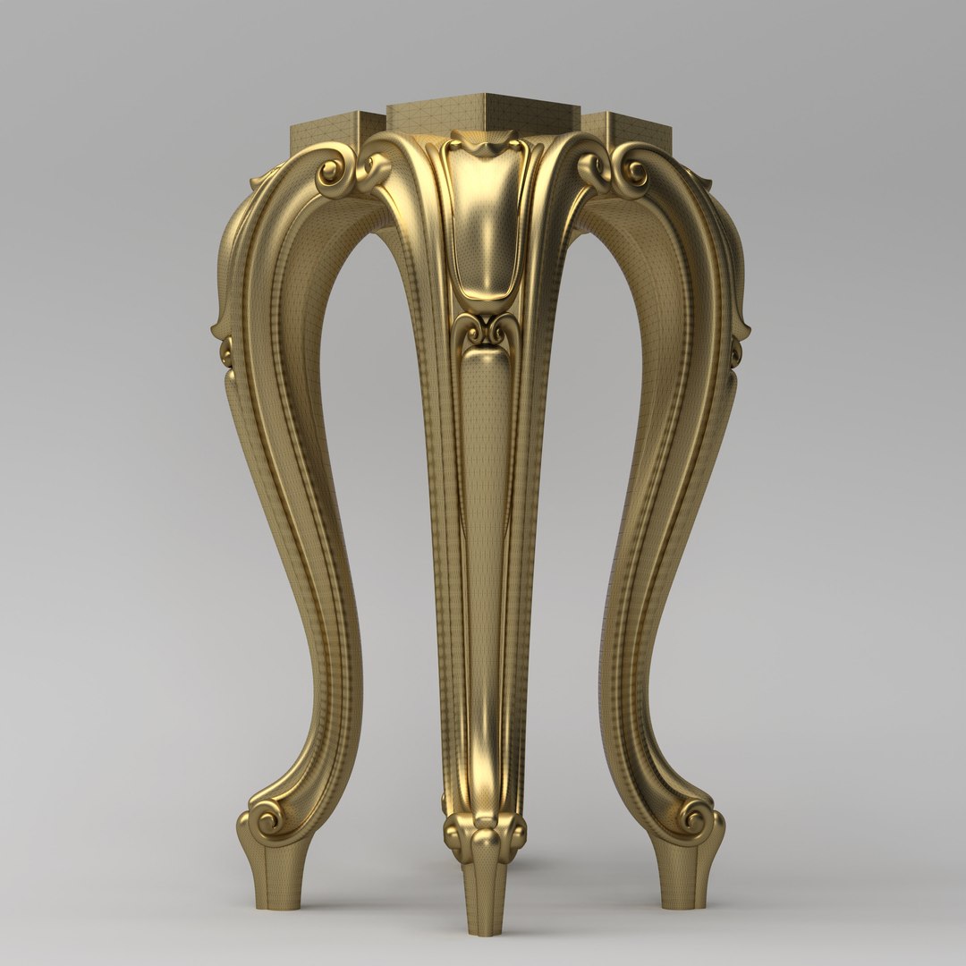 Carved Leg 3D Model - TurboSquid 1743651