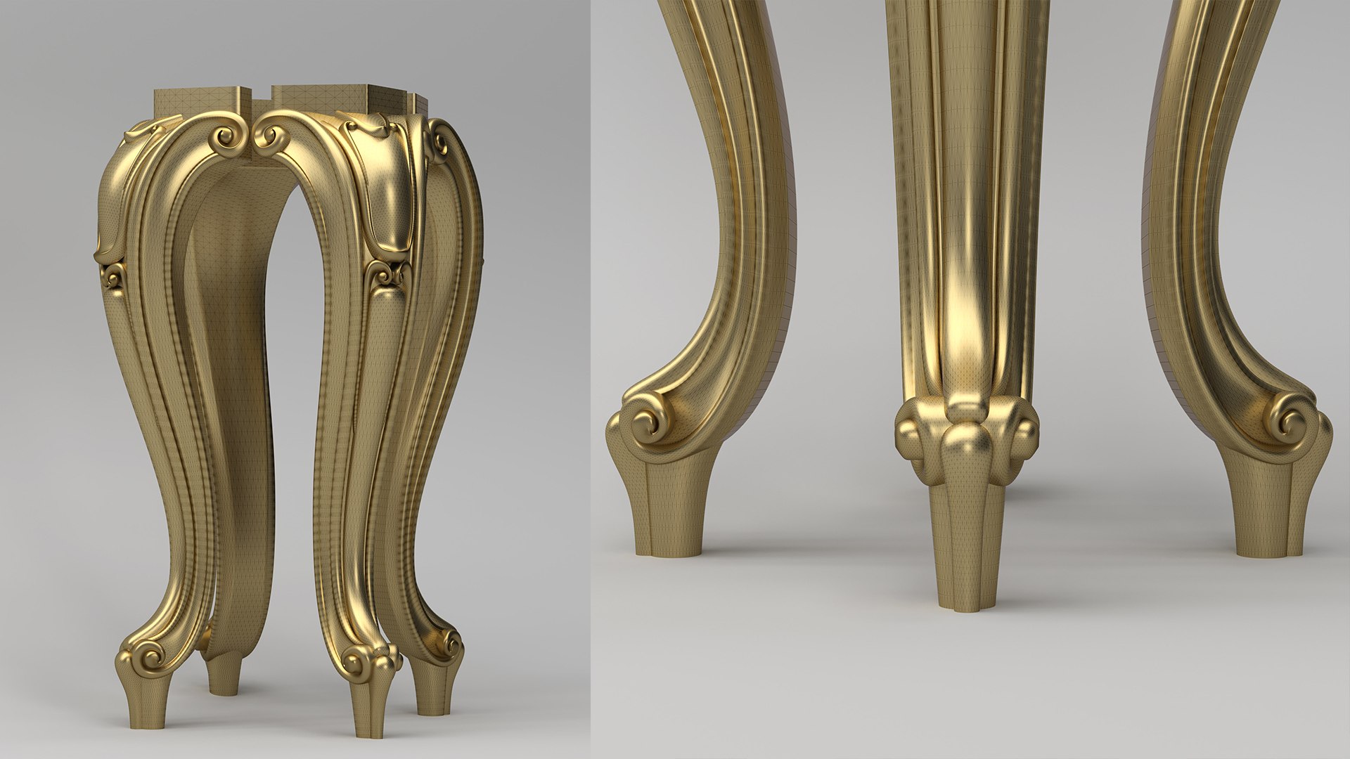 Carved Leg 3D Model - TurboSquid 1743651