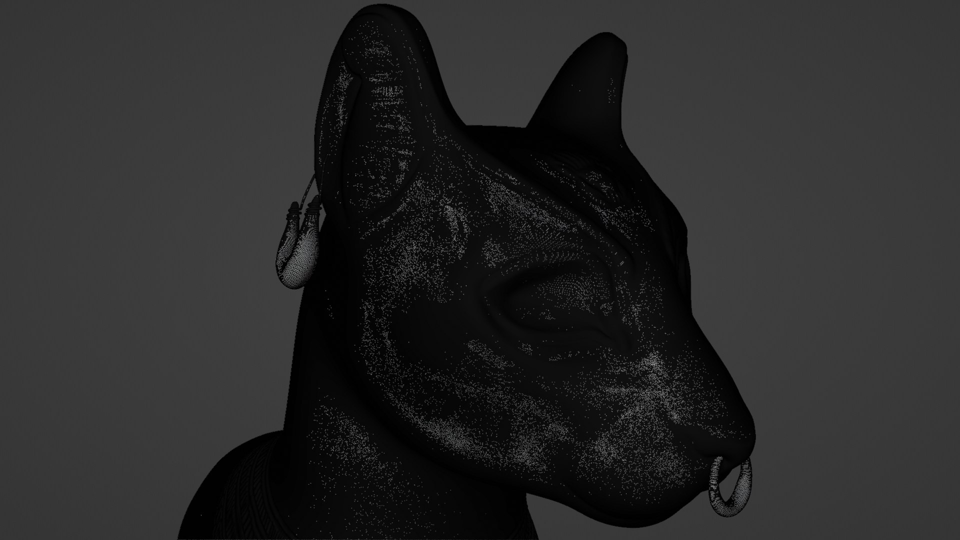 3D Gayer Anderson Cat - TurboSquid 2156902