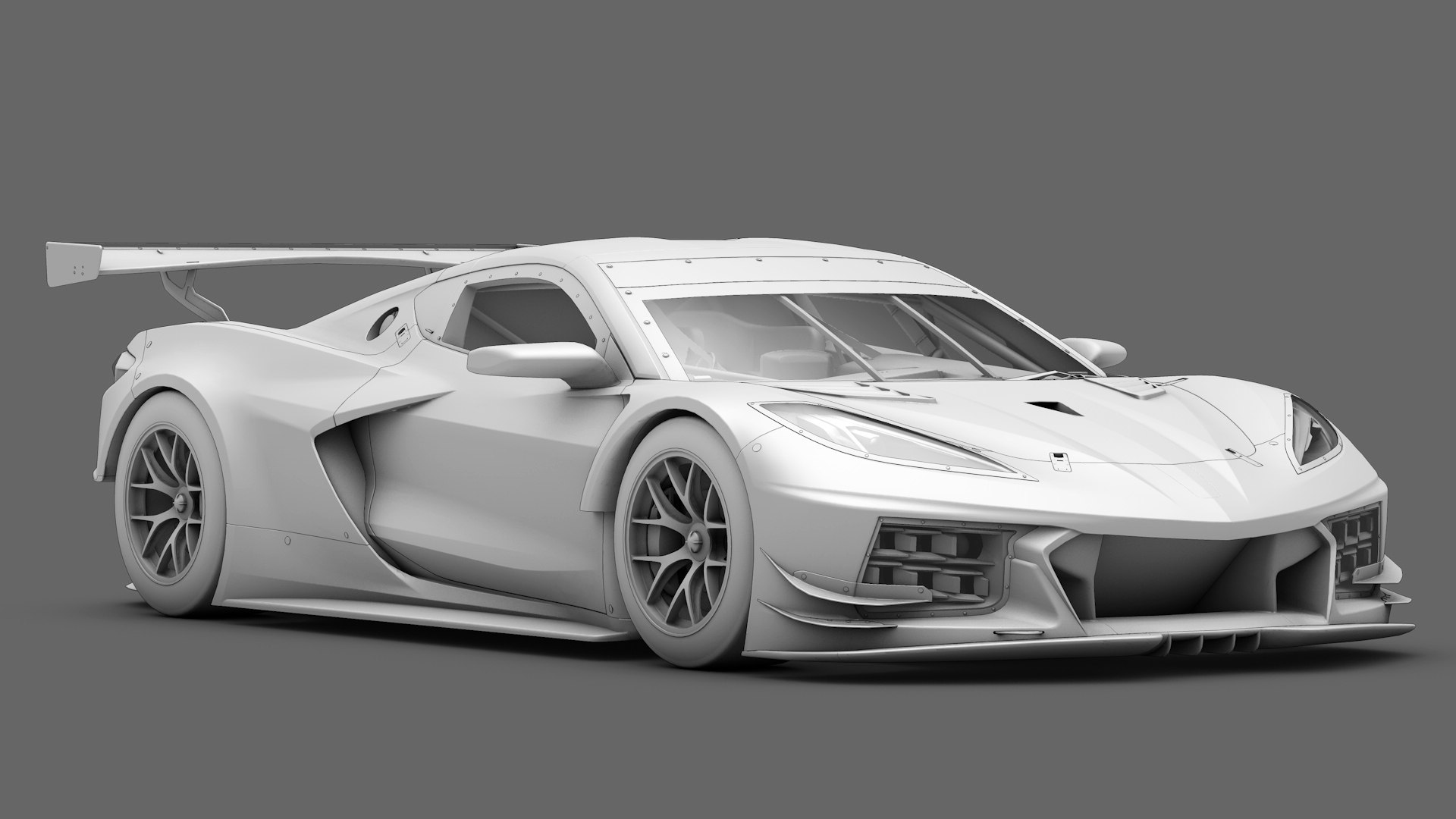 3D Chevrolet Corvette C8R GT3 GTLM - TurboSquid 2014954