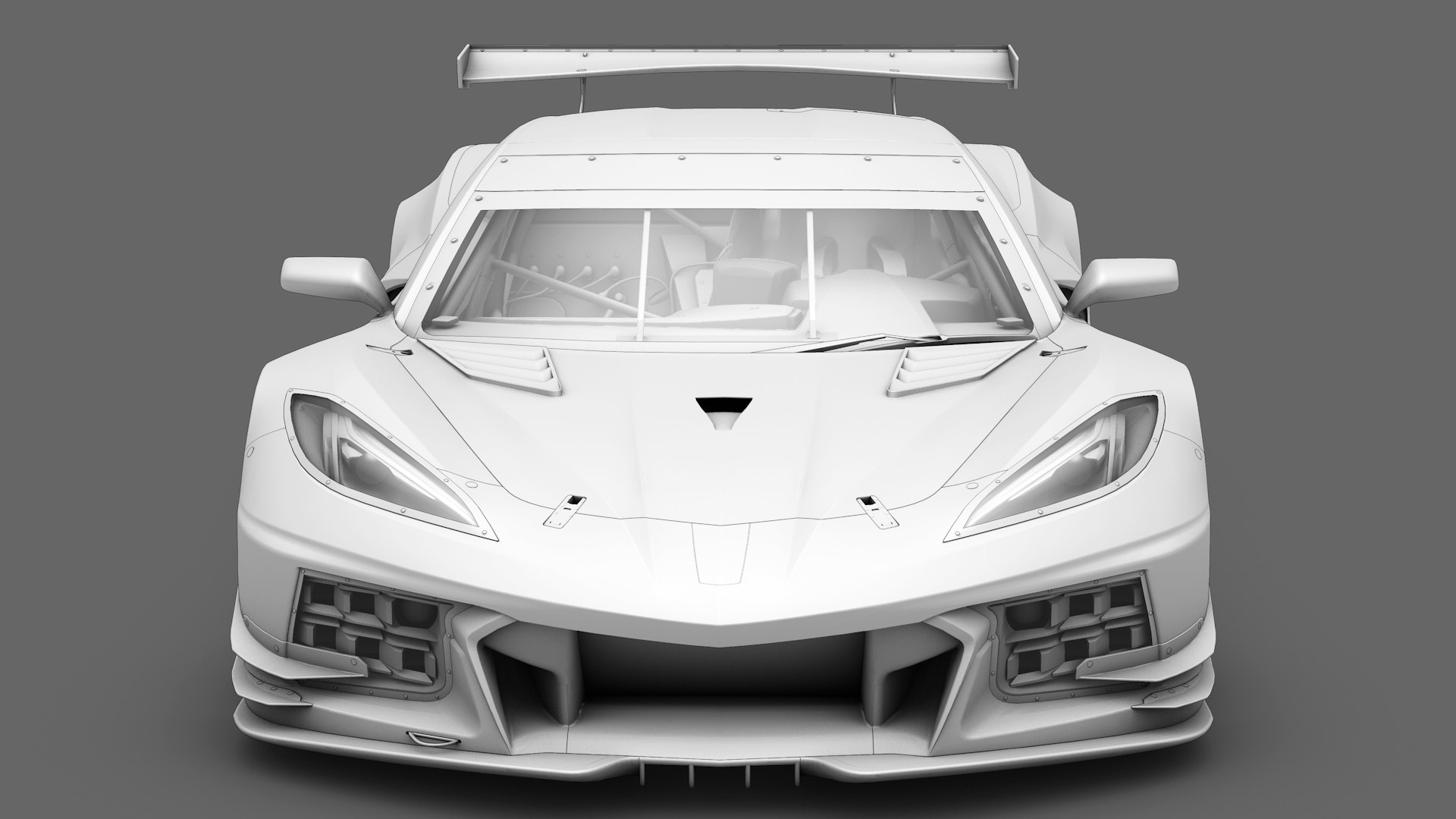 3D Chevrolet Corvette C8R GT3 GTLM - TurboSquid 2014954