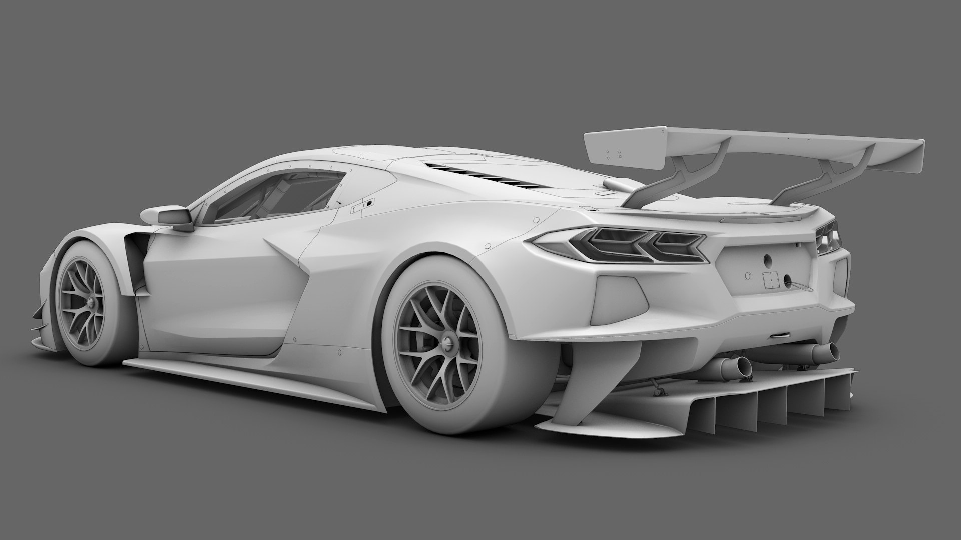 3D Chevrolet Corvette C8R GT3 GTLM - TurboSquid 2014954