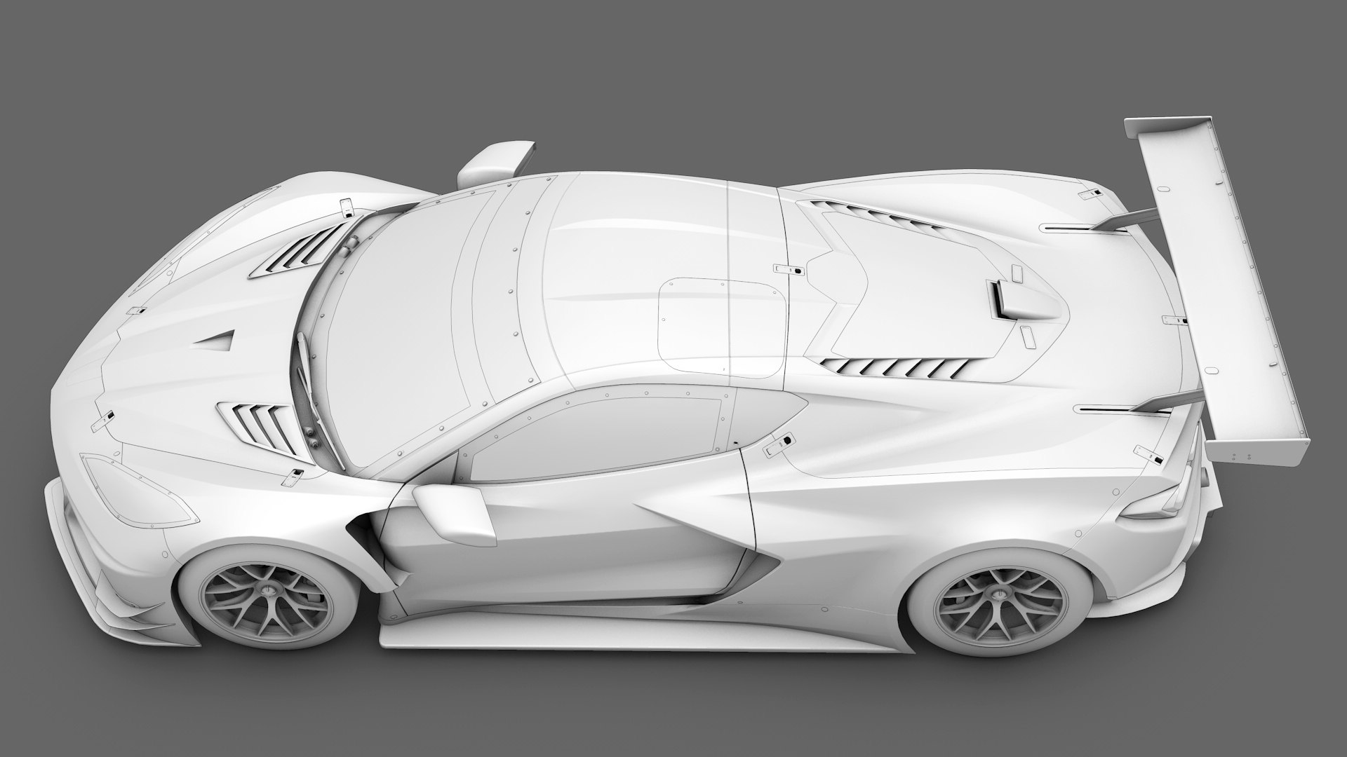 3D Chevrolet Corvette C8R GT3 GTLM - TurboSquid 2014954