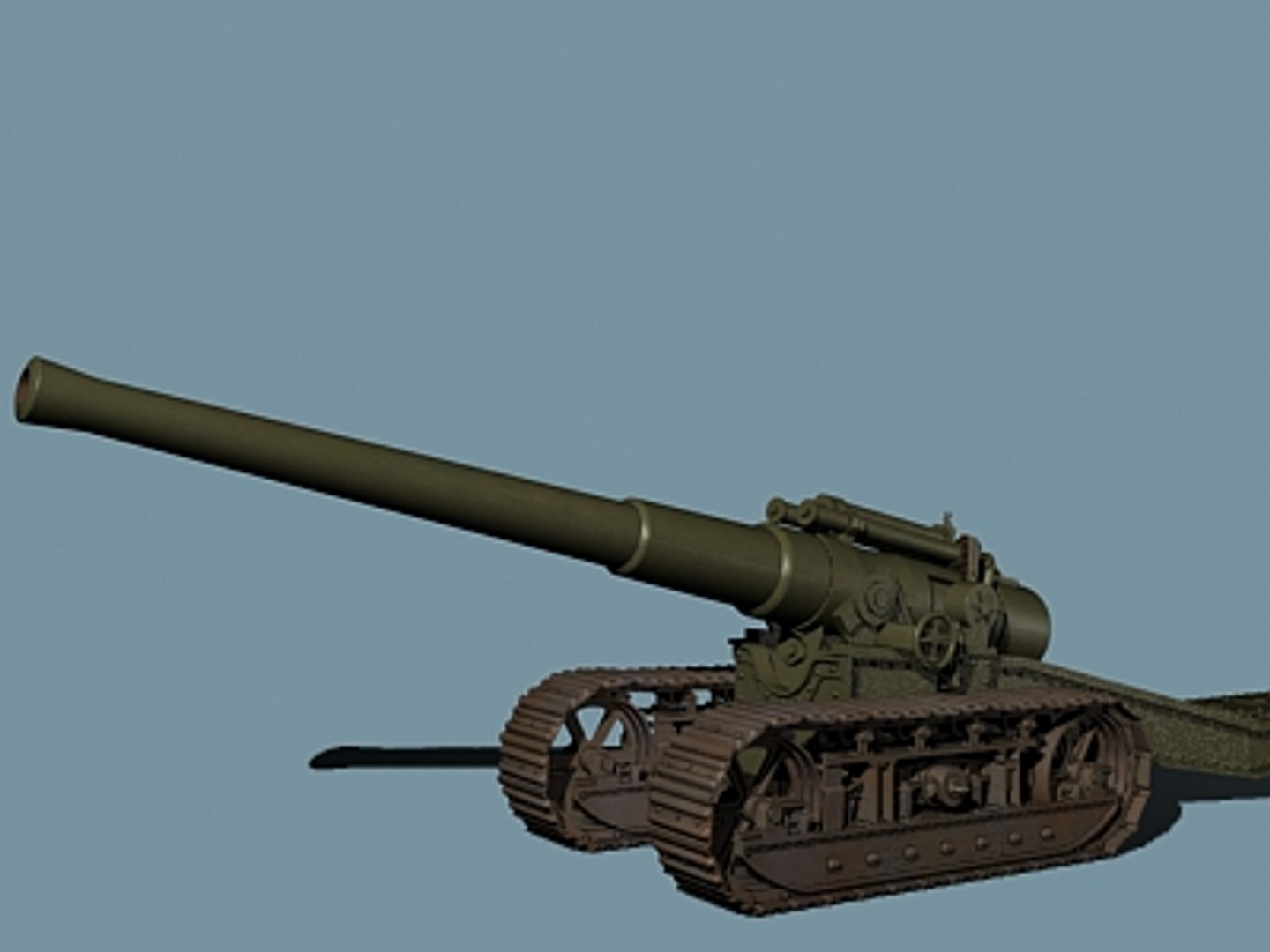 Artillery Cannon 3d Model