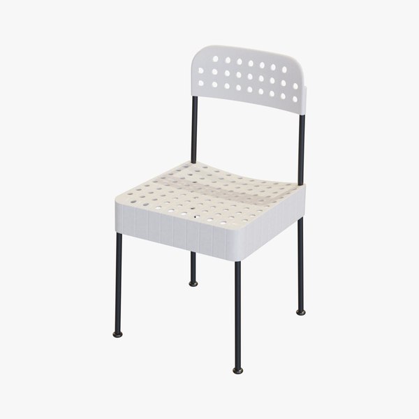 modelo 3d Sillas Box de Enzo Mari White - TurboSquid 2303634