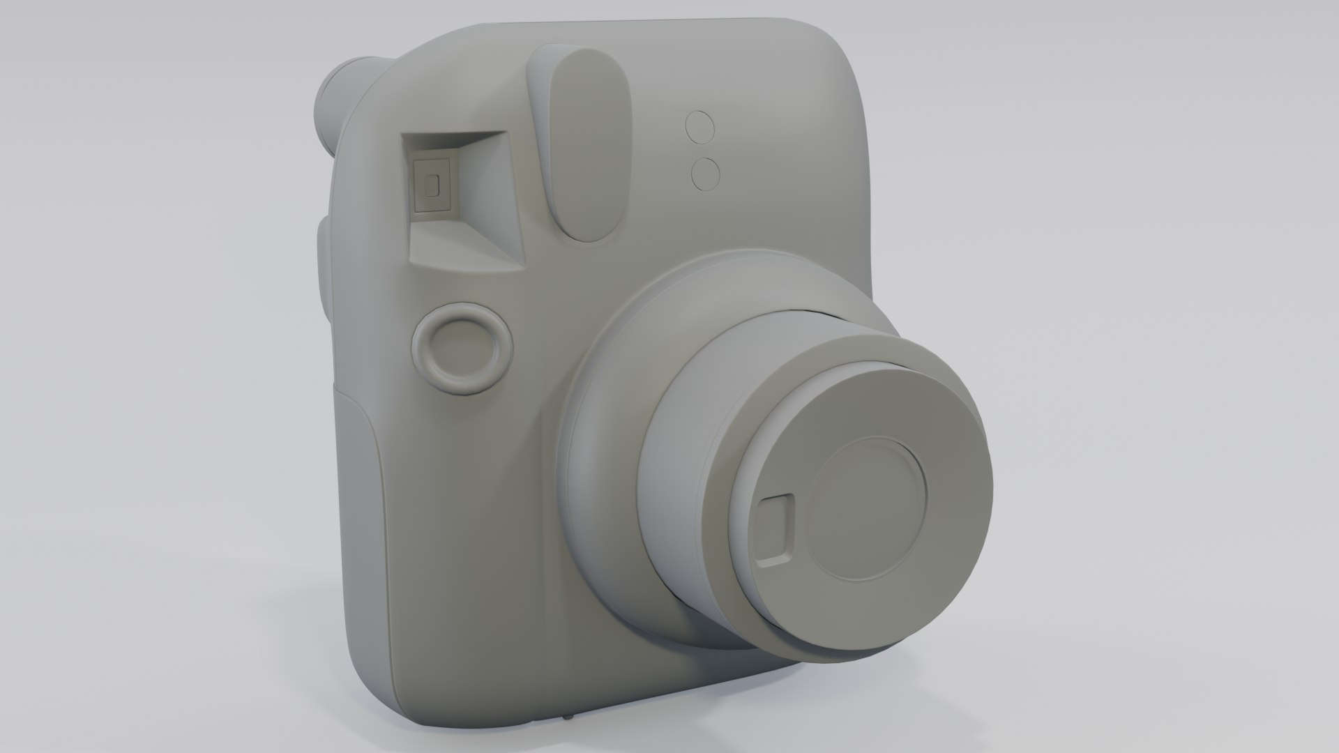 Fujifilm INSTAX Mini 12 Camera Clay White 3D Model - TurboSquid 2145533