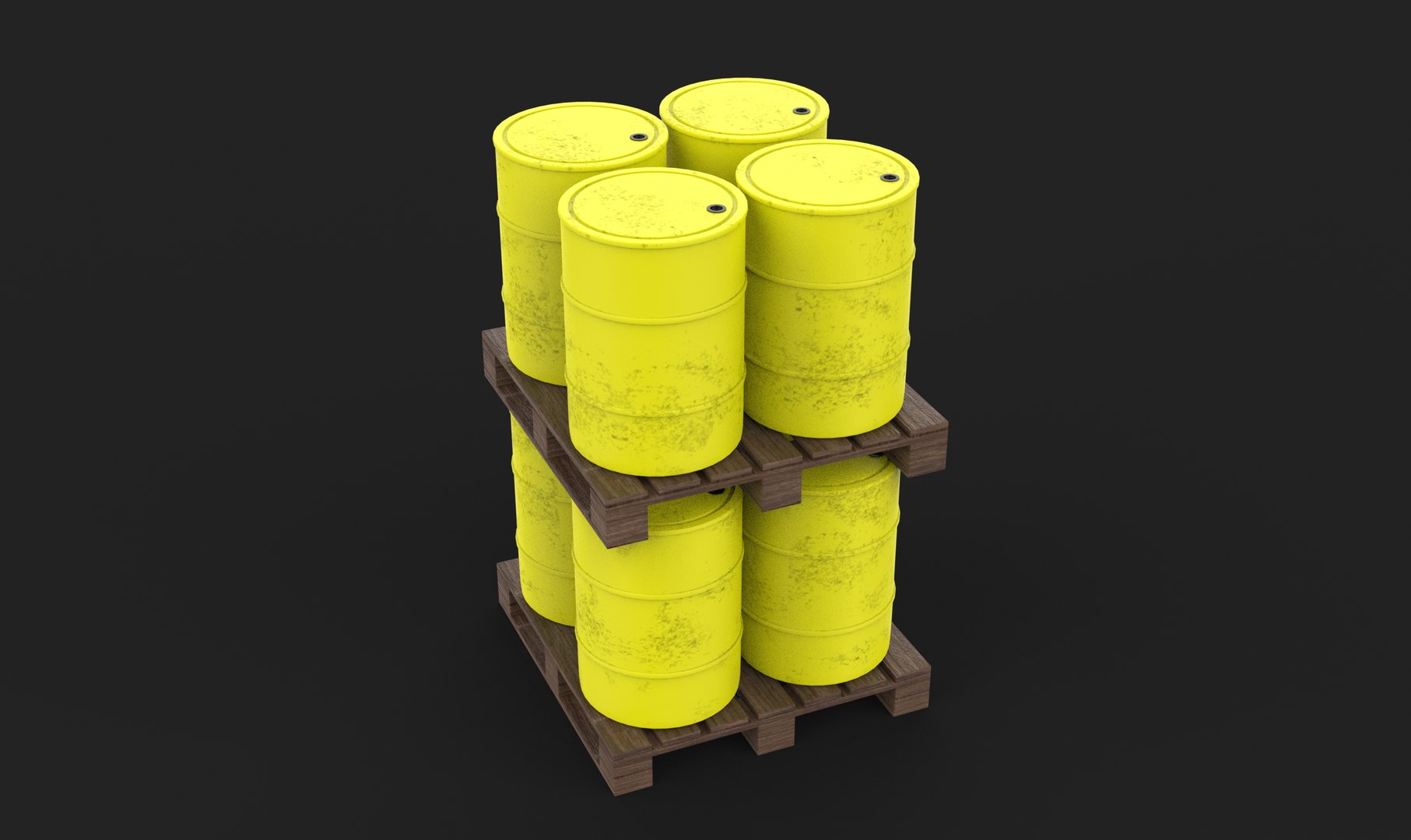3D Model Radioactive Barrel 3D Model - TurboSquid 2351604