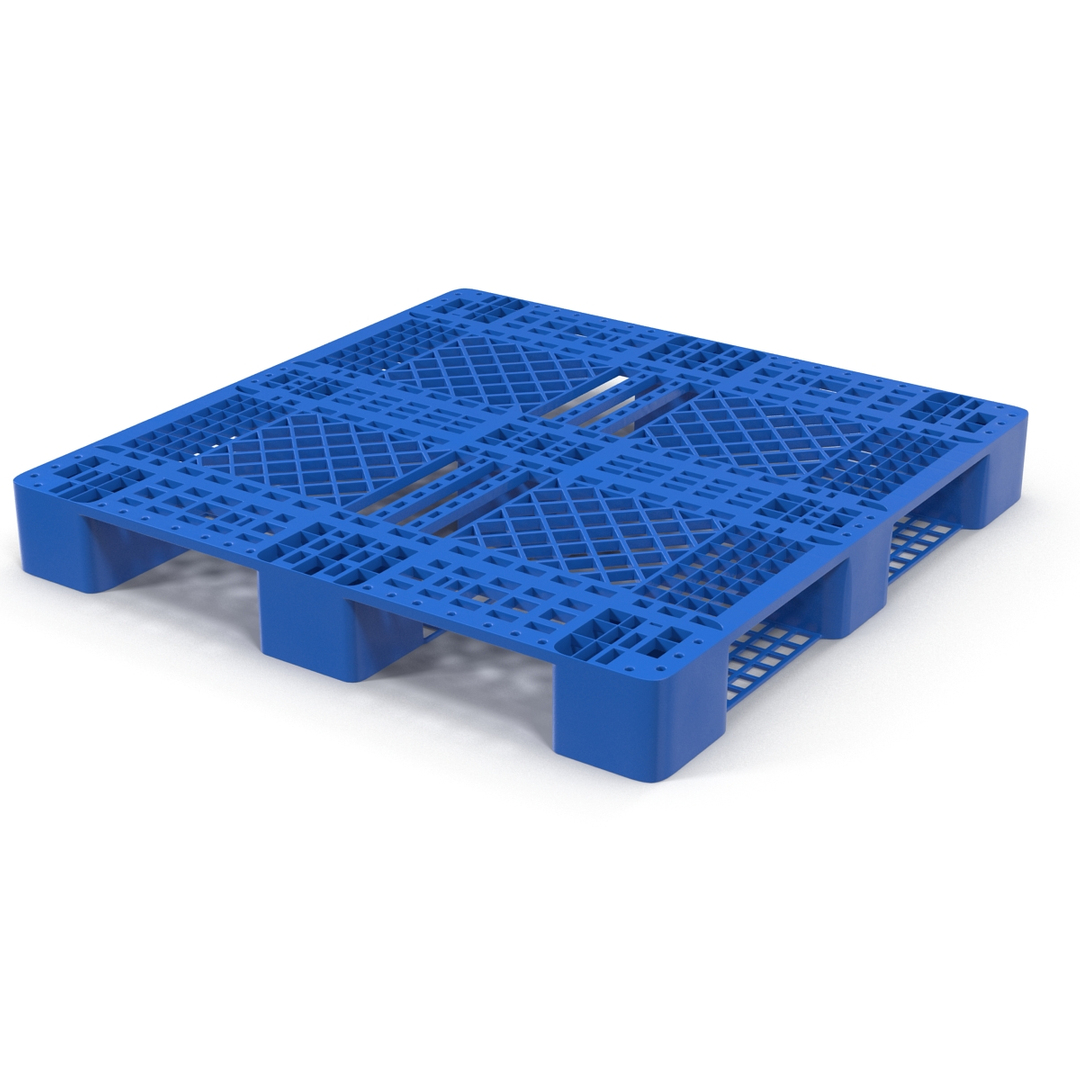 Electric Walkie Stacker Pallet 3d 3ds