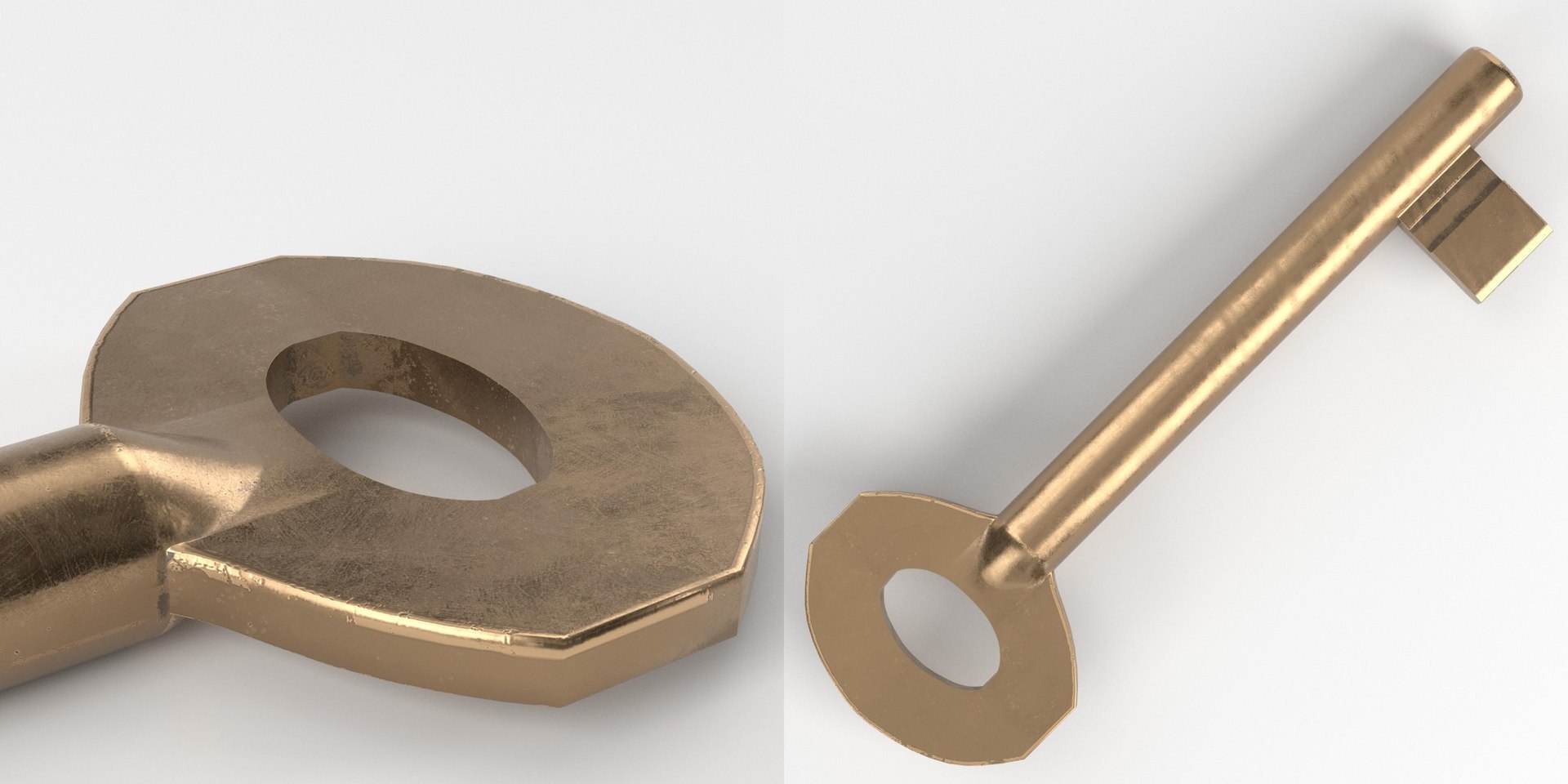 3D Model Old Key - TurboSquid 2117549