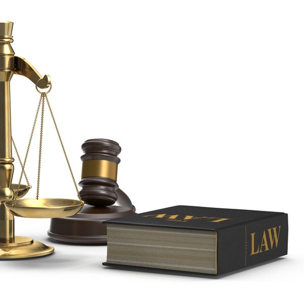 3d legal gavel scales law model