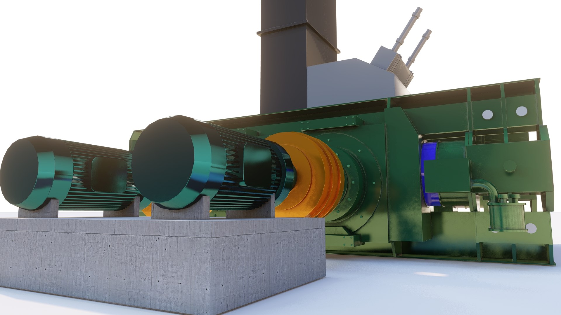 High Pressure Grinding Roll 3D Model - TurboSquid 2171132