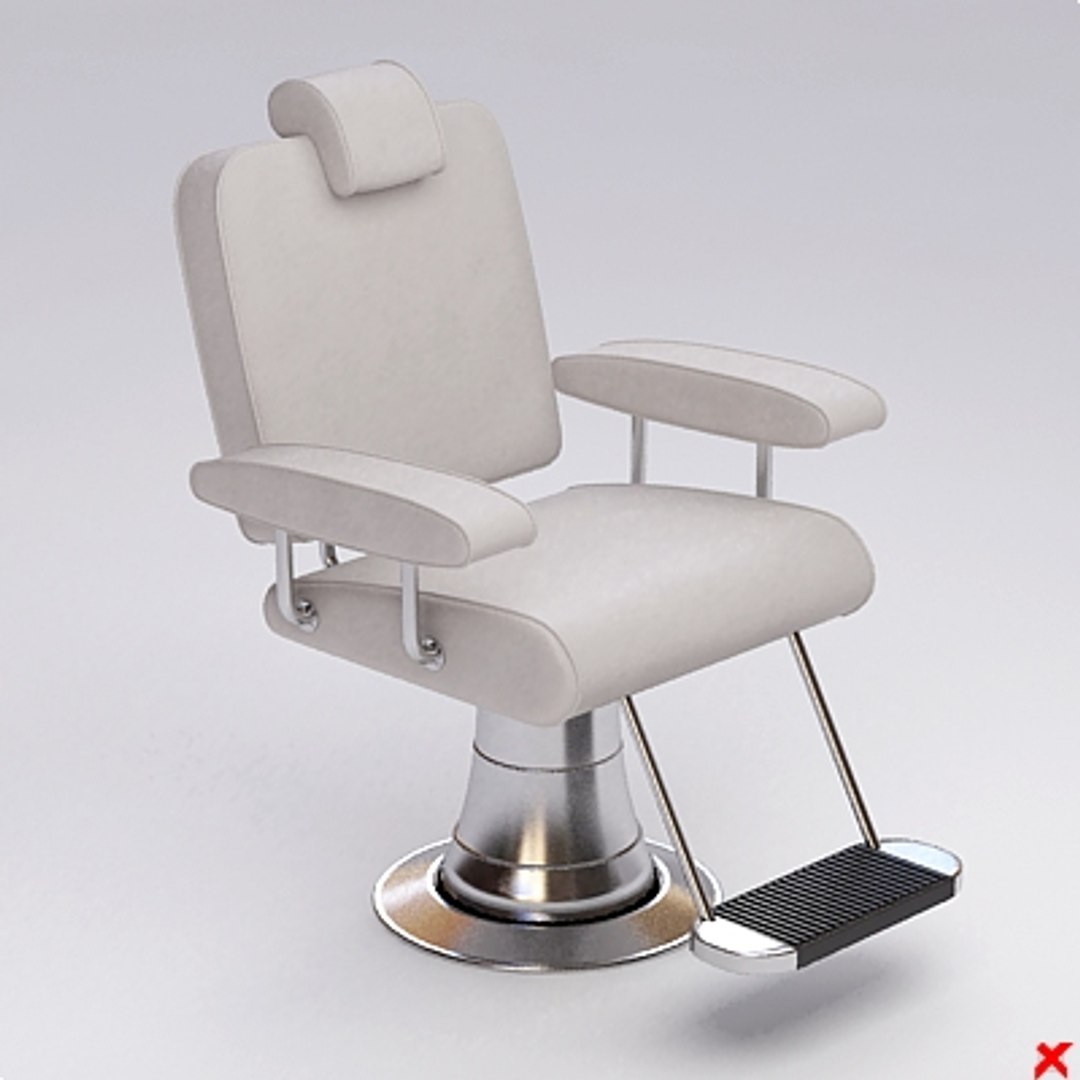 Barber chair 3D model - TurboSquid 440821