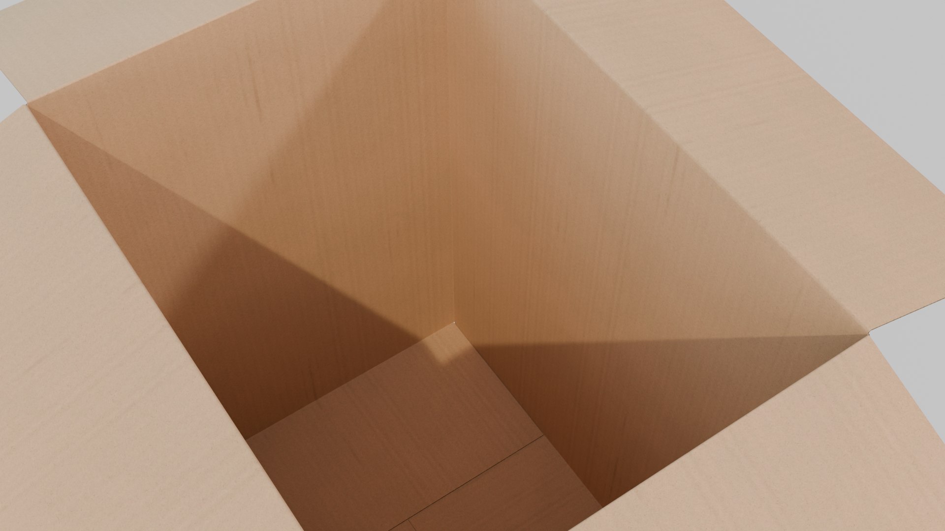 Tall Rectangular Cardboard Box - Rigged And Fully Customizable 3D Model ...