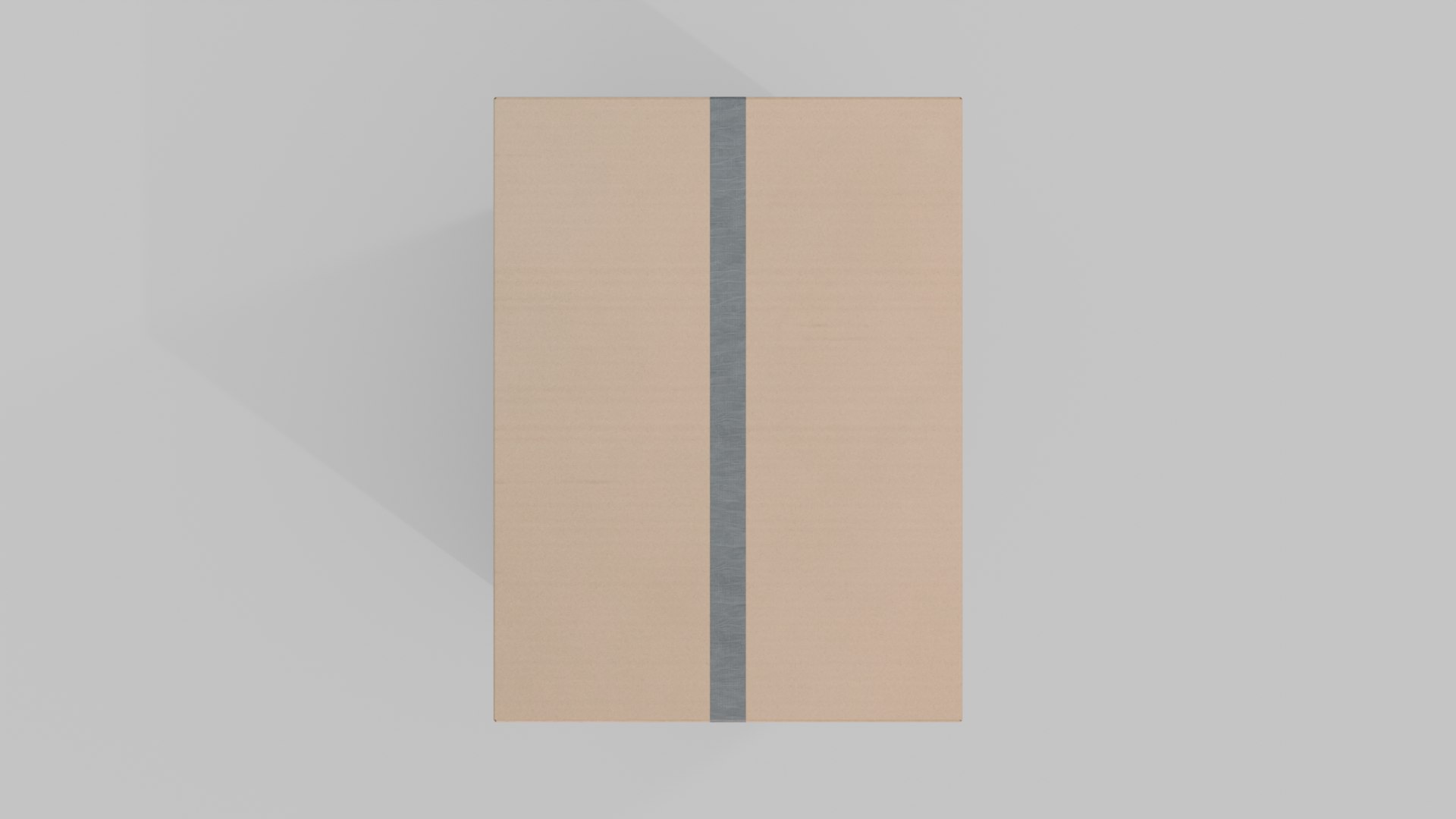 Tall Rectangular Cardboard Box - Rigged And Fully Customizable 3D Model ...