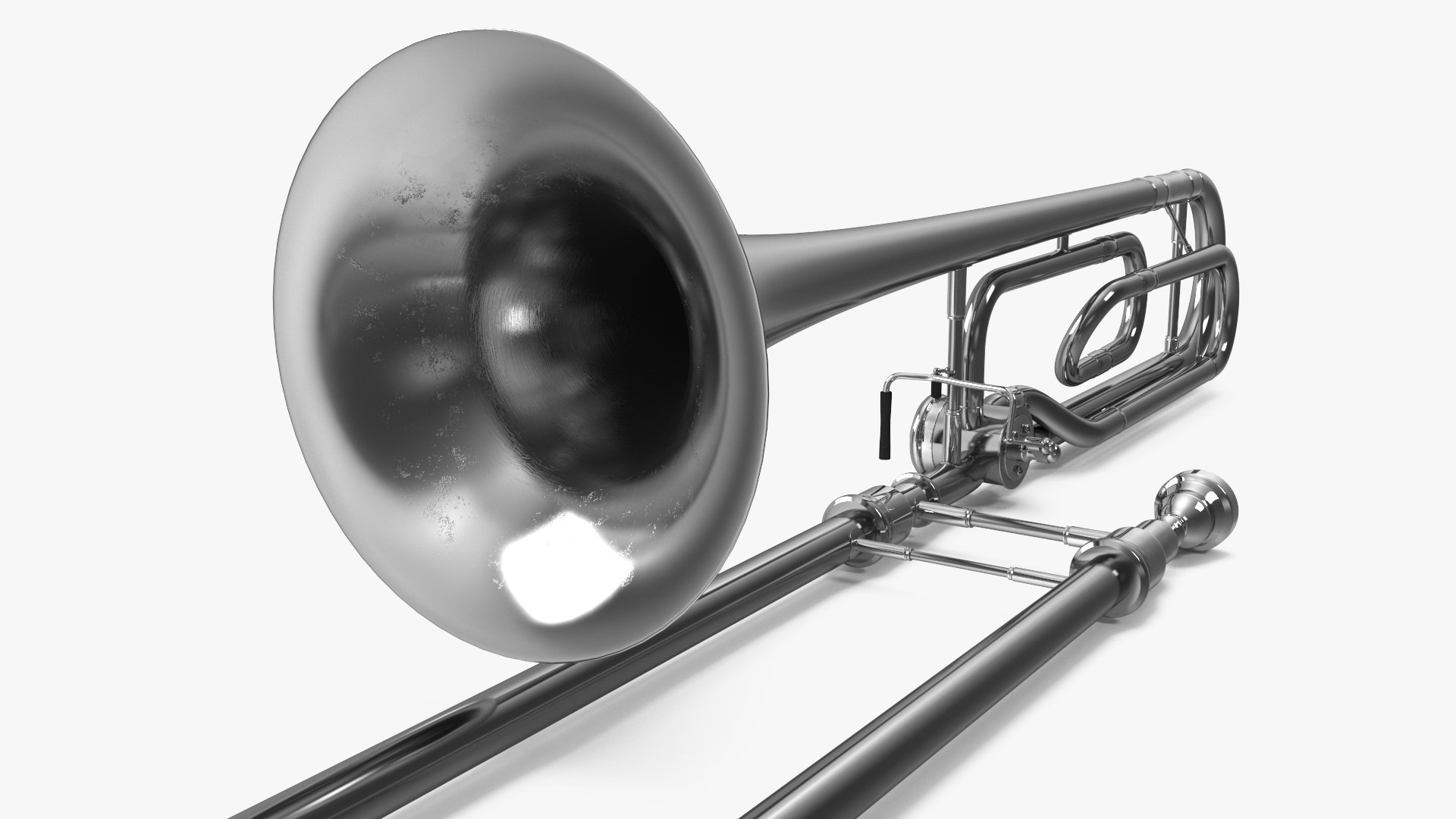 Trombone Musical Instrument Model - TurboSquid 2324019