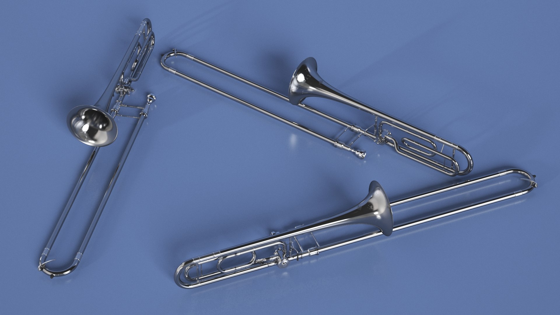 Trombone Musical Instrument Model - TurboSquid 2324019