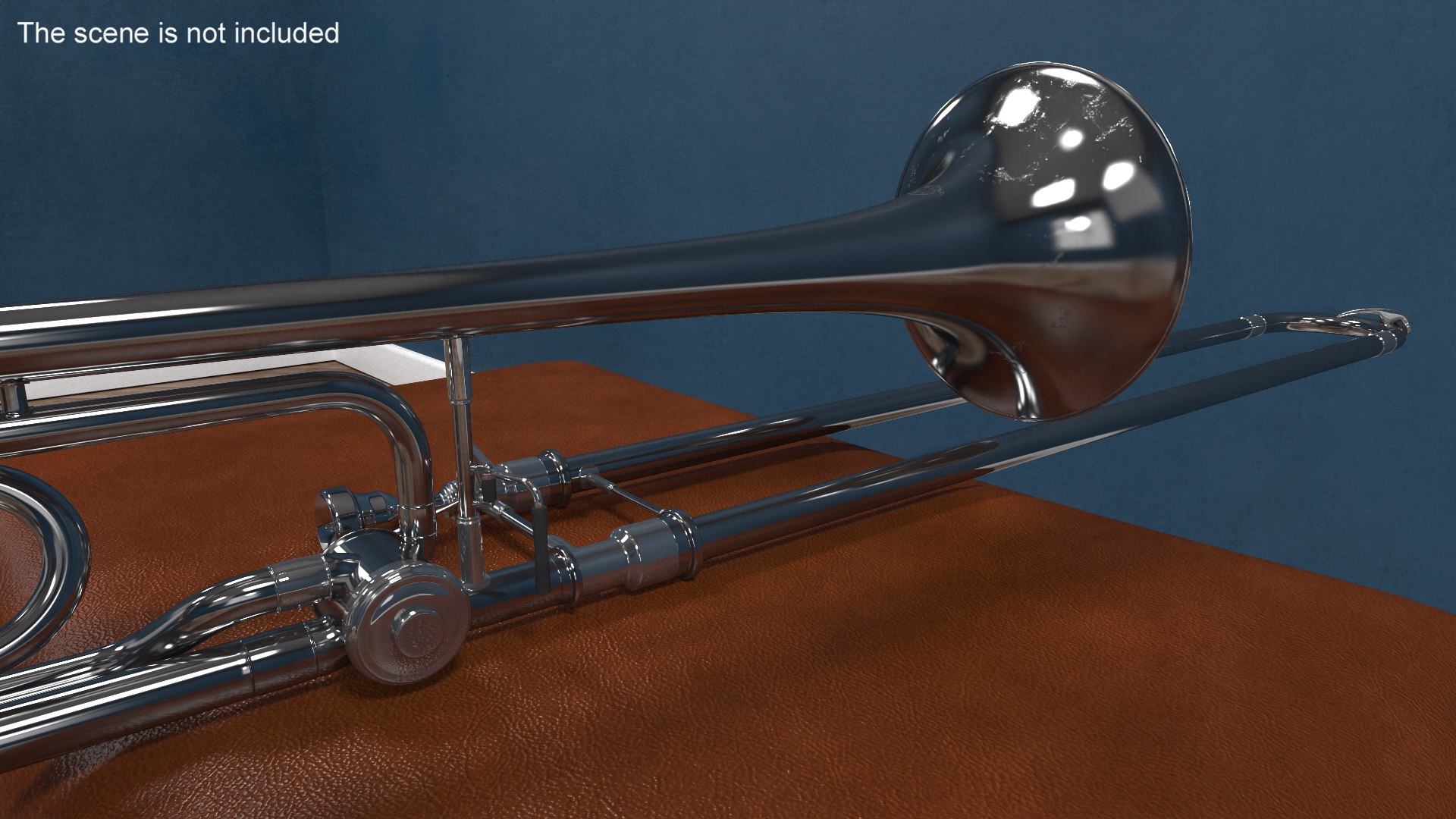Trombone Musical Instrument Model - TurboSquid 2324019