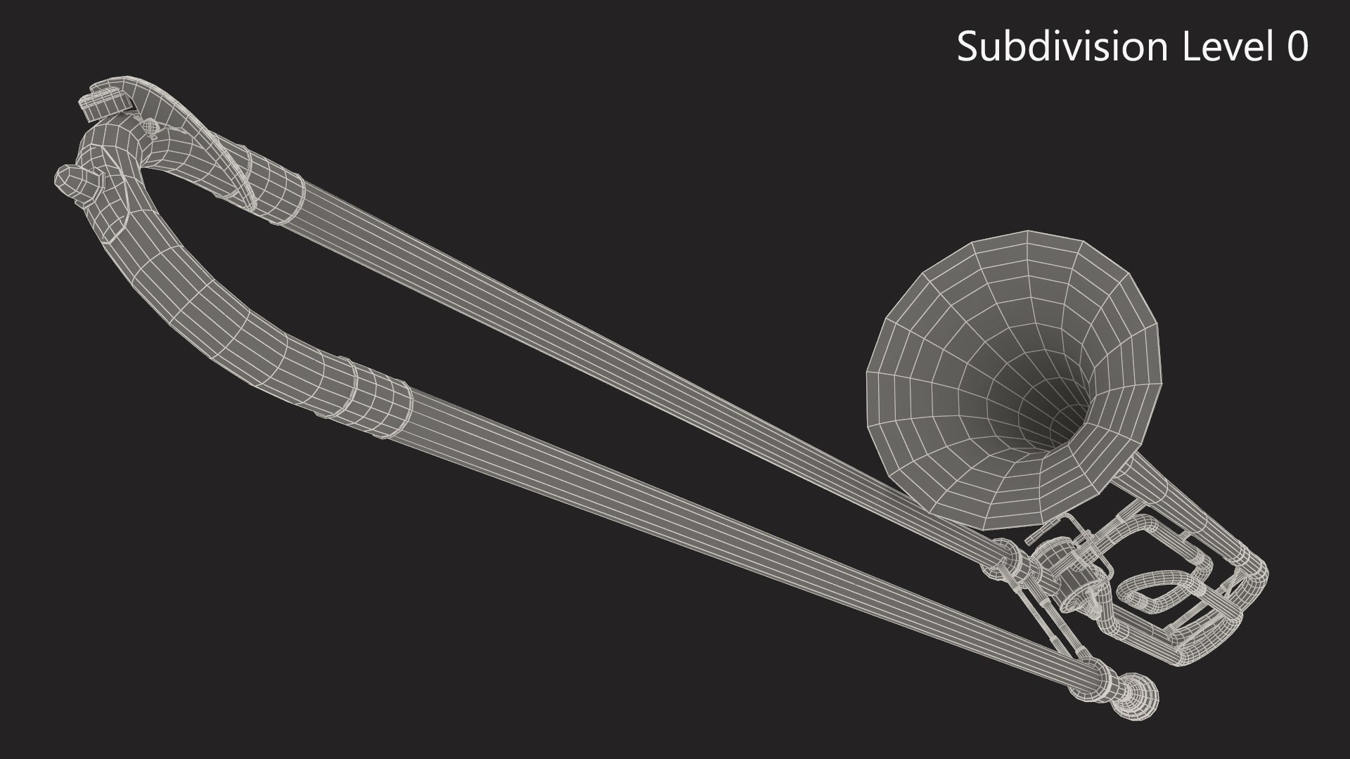 Trombone Musical Instrument Model - TurboSquid 2324019