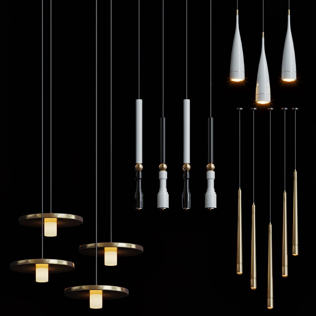 3D Fulcrum Light Chandelier Model - TurboSquid 1449715