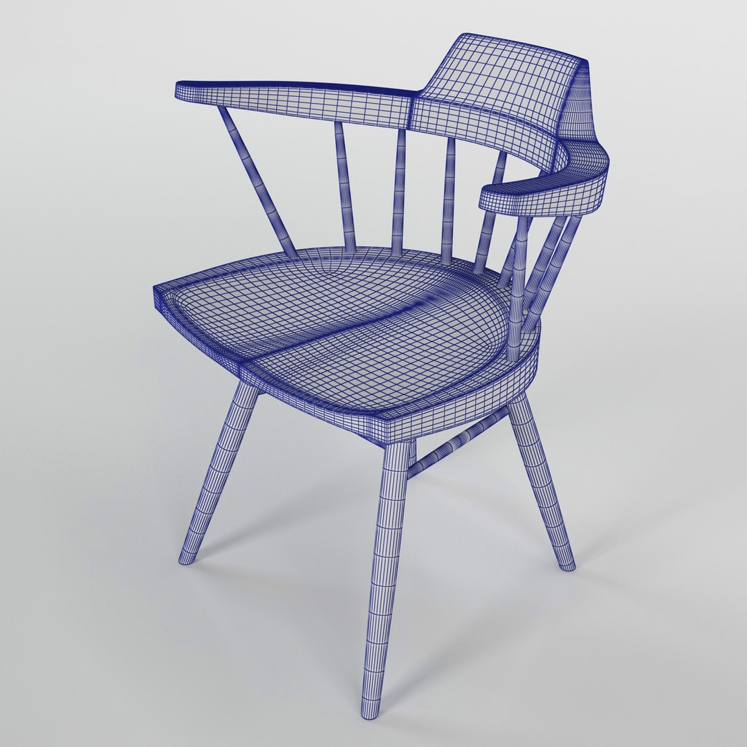 - captain s chairs 3d model