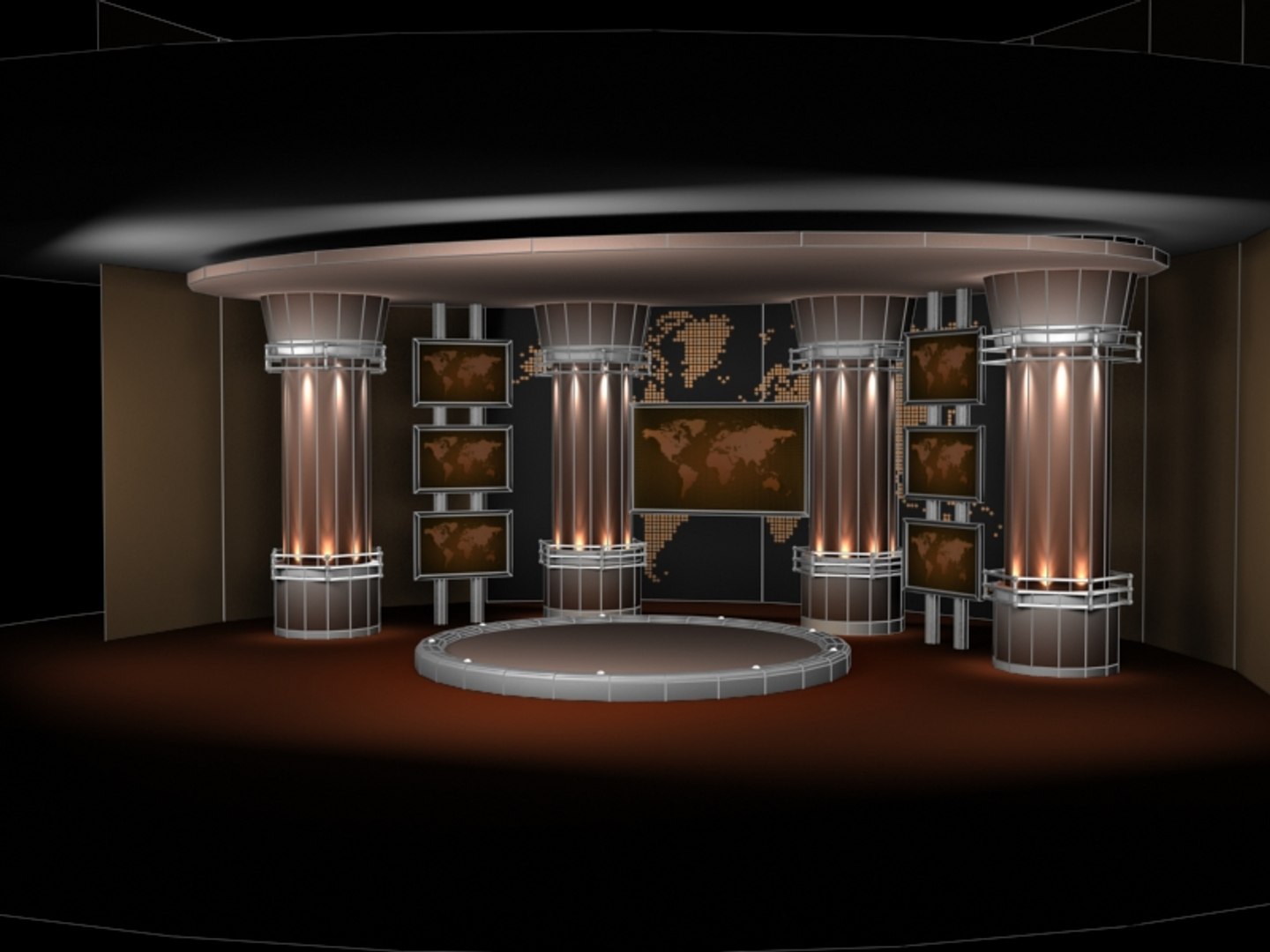 Virtual Set 3d Model