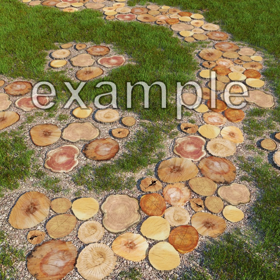 3D Wood Log Slices - TurboSquid 2096029