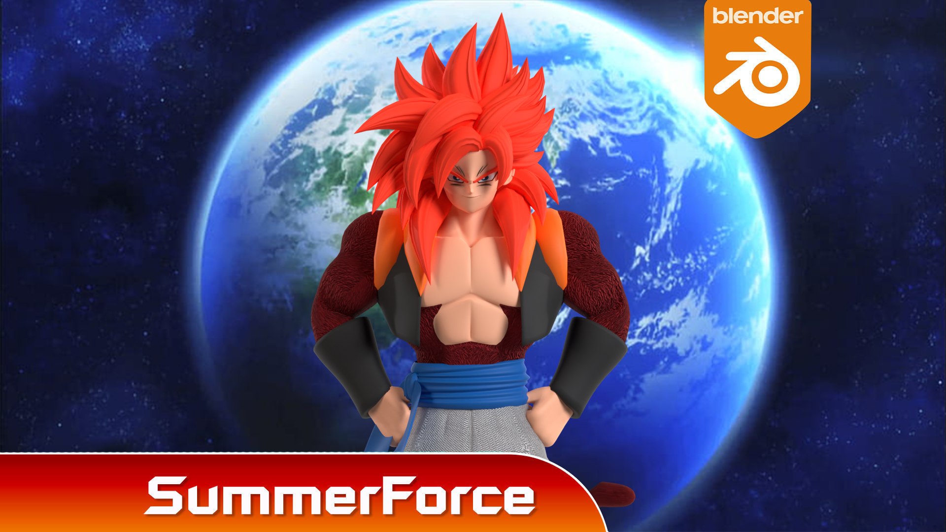 Gogeta Super Saiyan 4 - Dragonball GT 3D Model - TurboSquid 2277537
