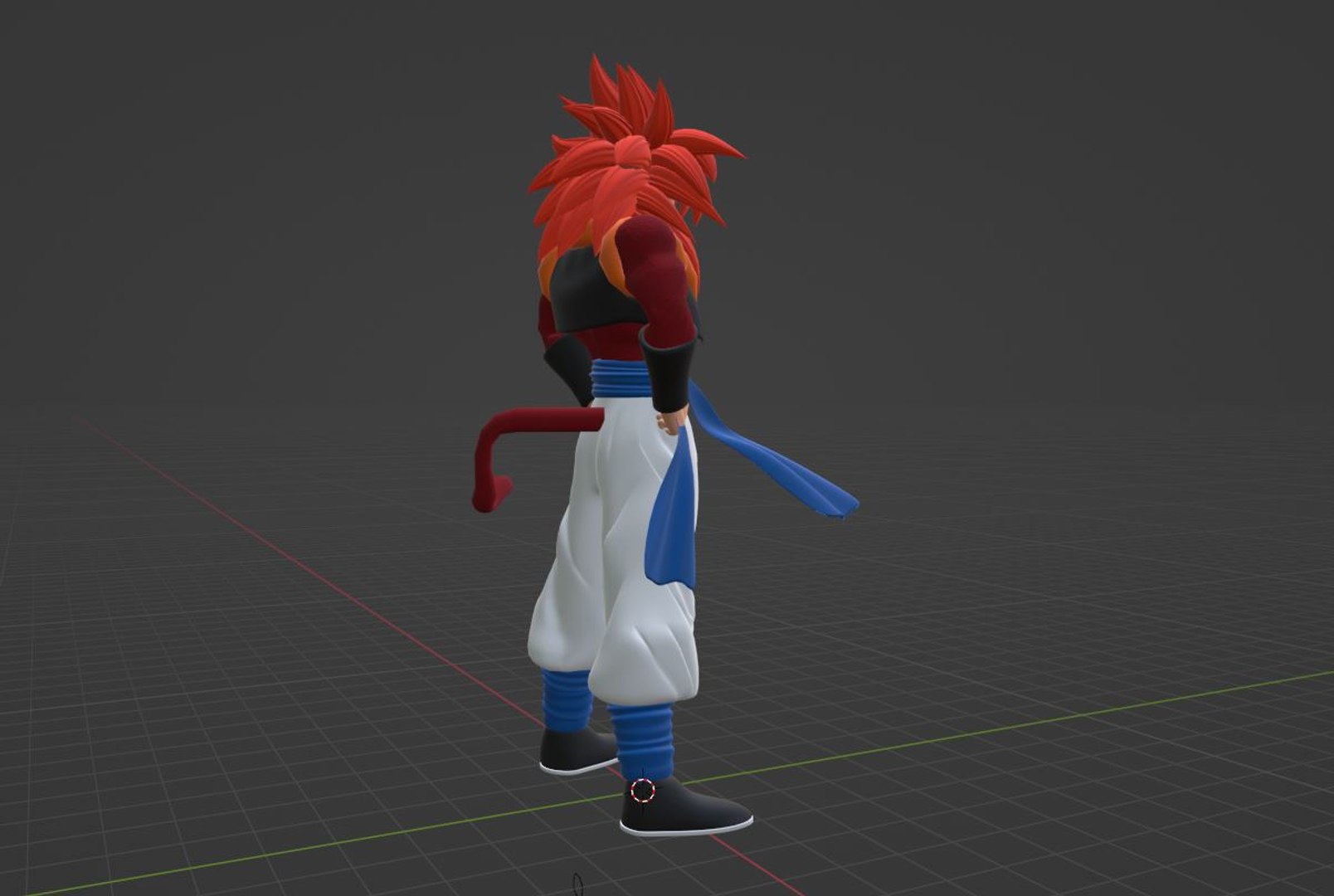 Gogeta Super Saiyan 4 - Dragonball GT 3D Model - TurboSquid 2277537