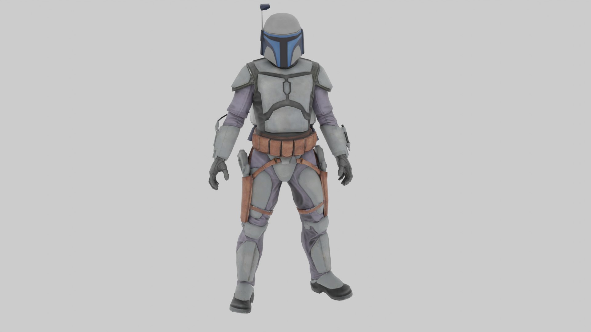 3D Star Wars Jango Fett Simple Rigged - TurboSquid 1894454