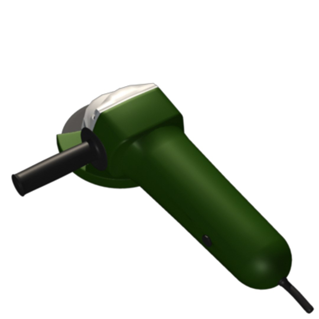 3d Angle Grinder Model