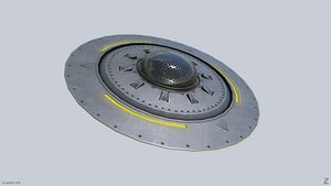 Classic UFO 3D Model - TurboSquid 2418782