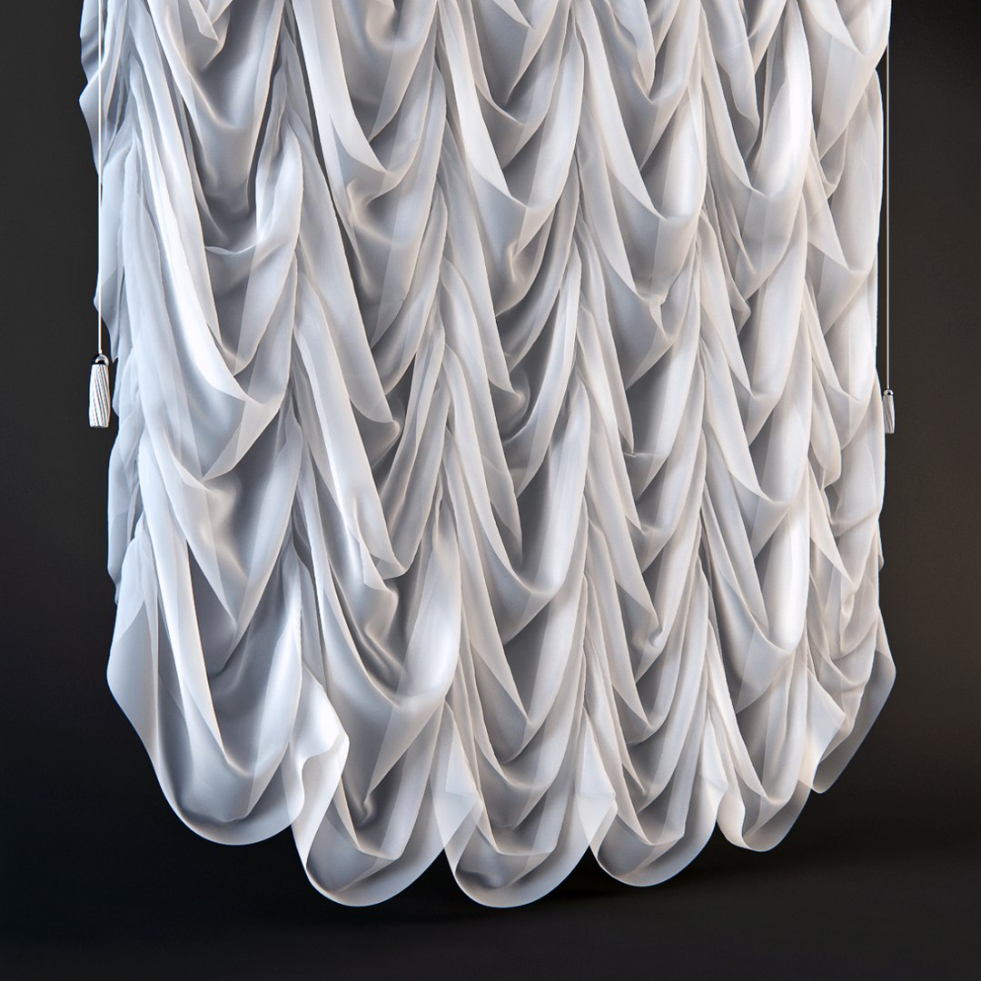 Tulle French Style 3d Model