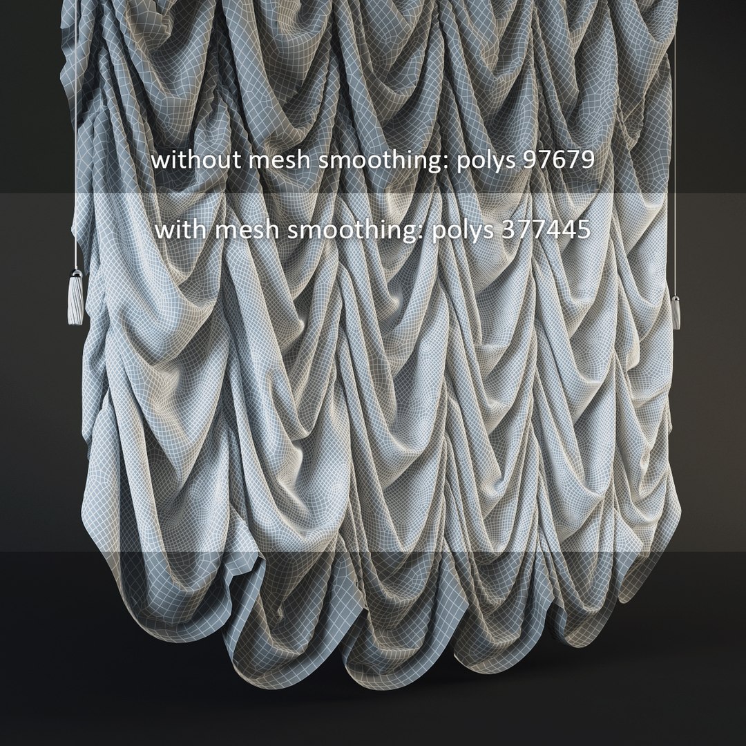 Tulle French Style 3d Model