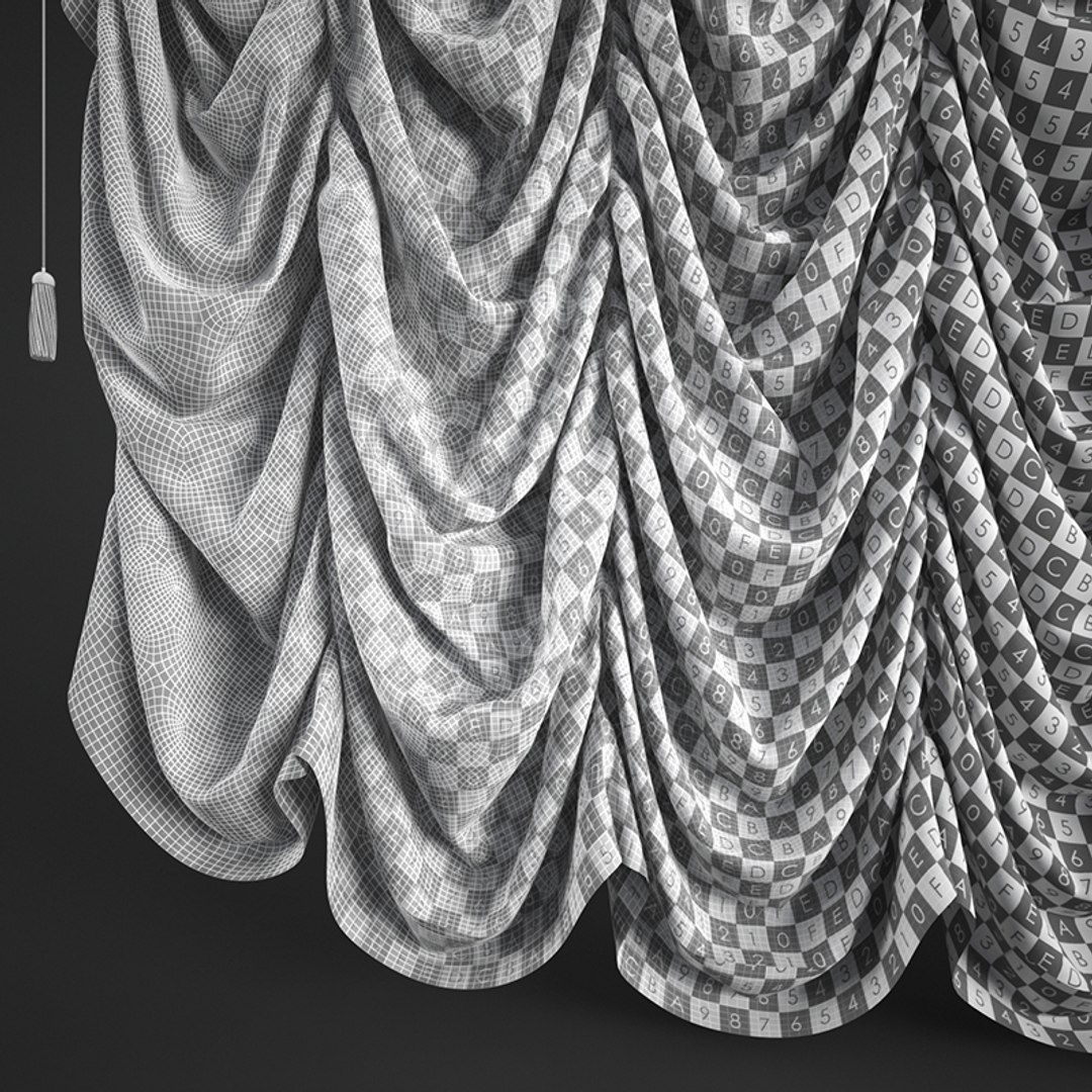 Tulle French Style 3d Model