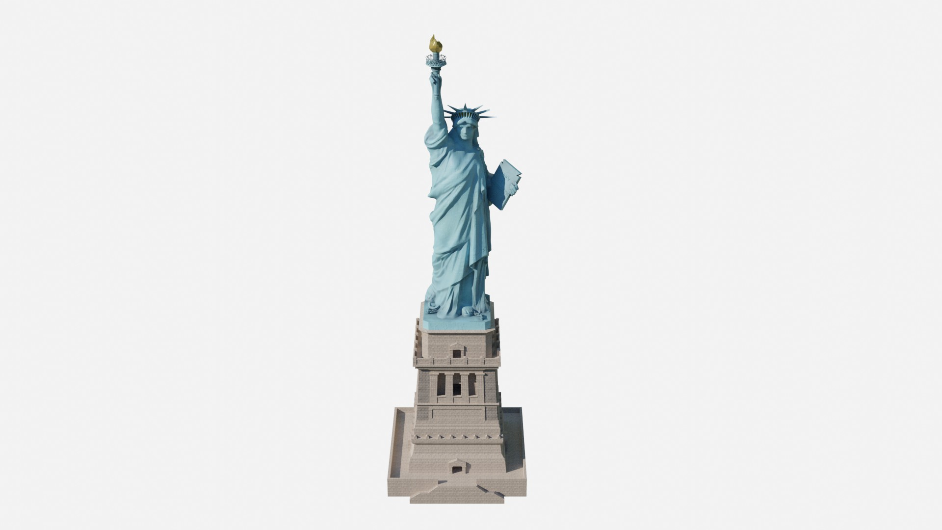 3D Statue Of Liberty Model - TurboSquid 1987301