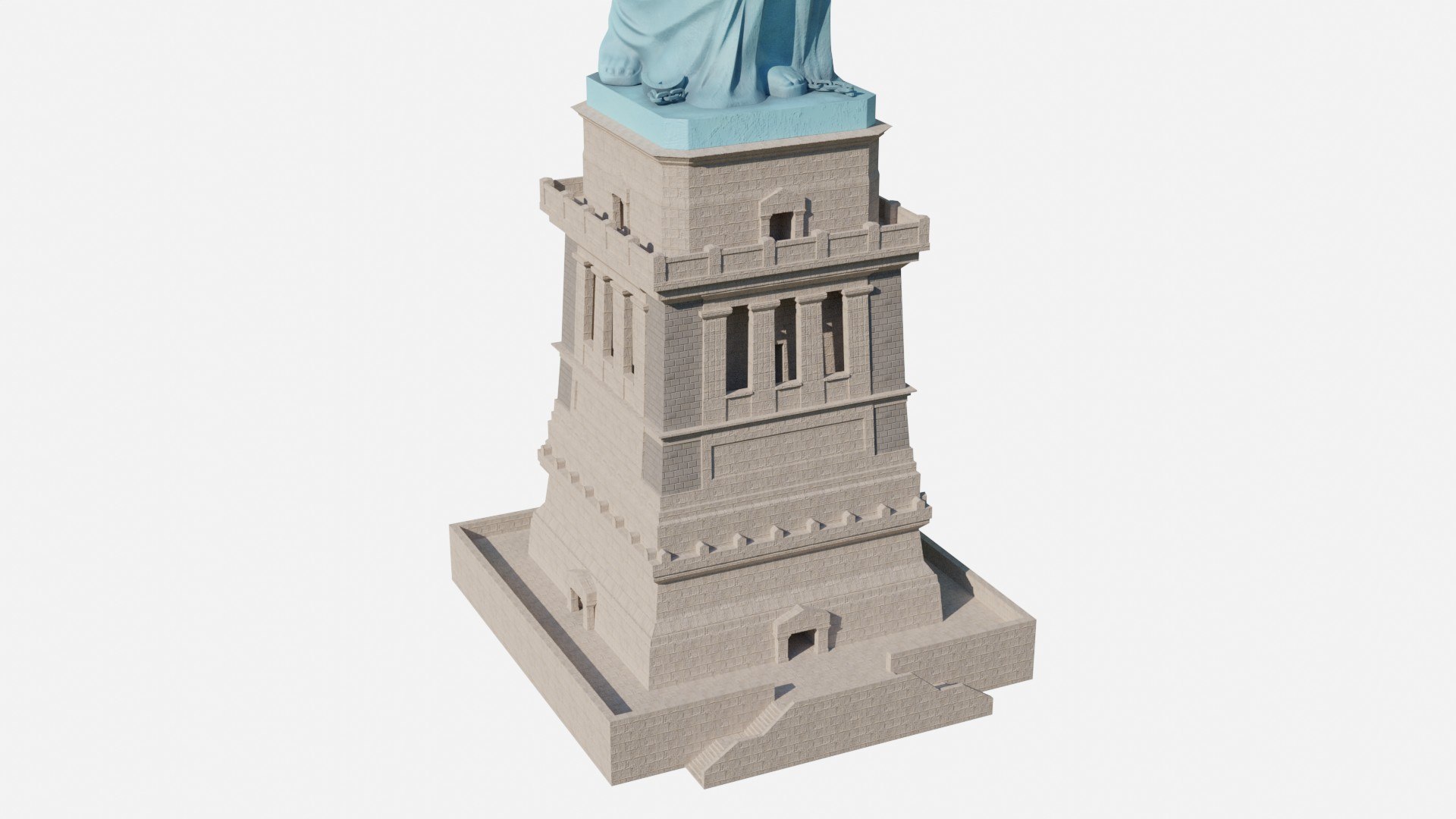 3D Statue Of Liberty Model - TurboSquid 1987301