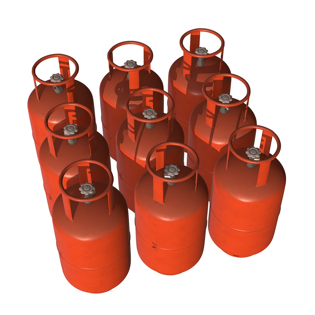 Gas Cylinder Lpg Tank 3D Model - TurboSquid 1450344