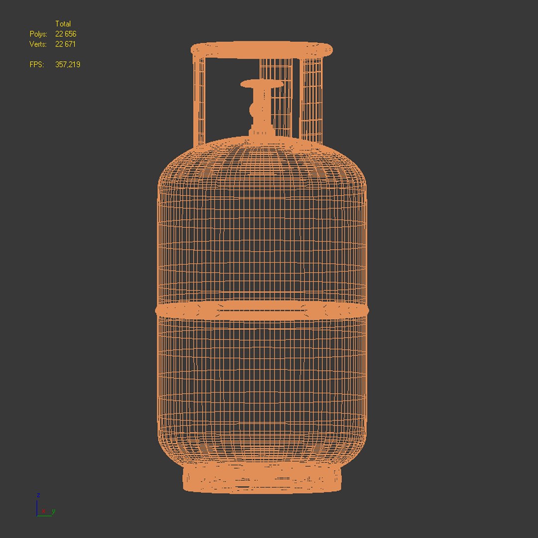 Gas Cylinder Lpg Tank 3D Model - TurboSquid 1450344