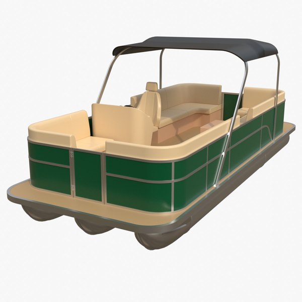 Pontoon Boat 3D Models for Download | TurboSquid