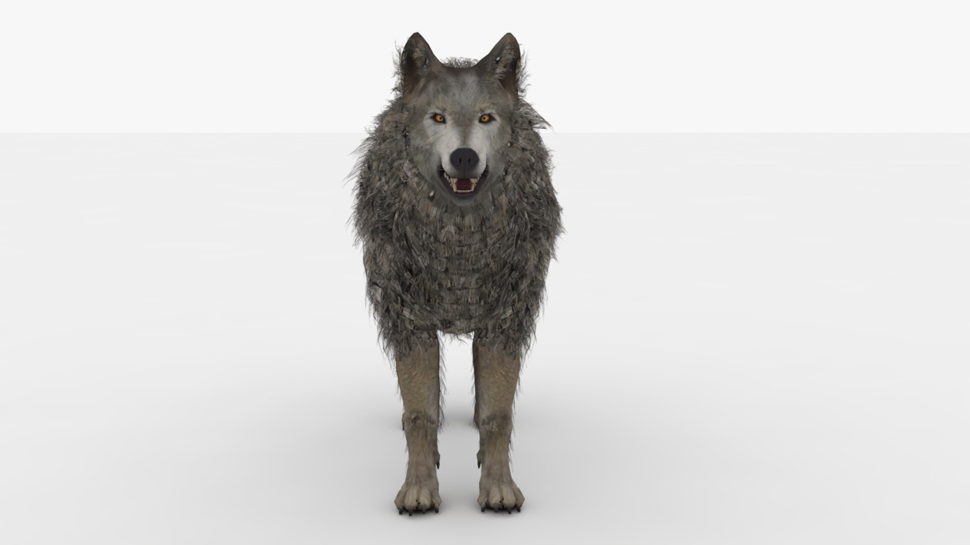 3D Wolf Rigged And Animated - TurboSquid 2348766