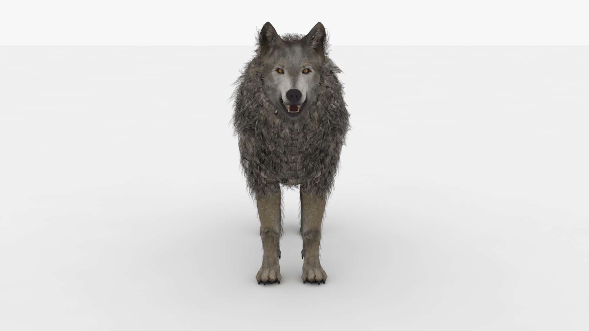 3D Wolf Rigged And Animated - TurboSquid 2348766