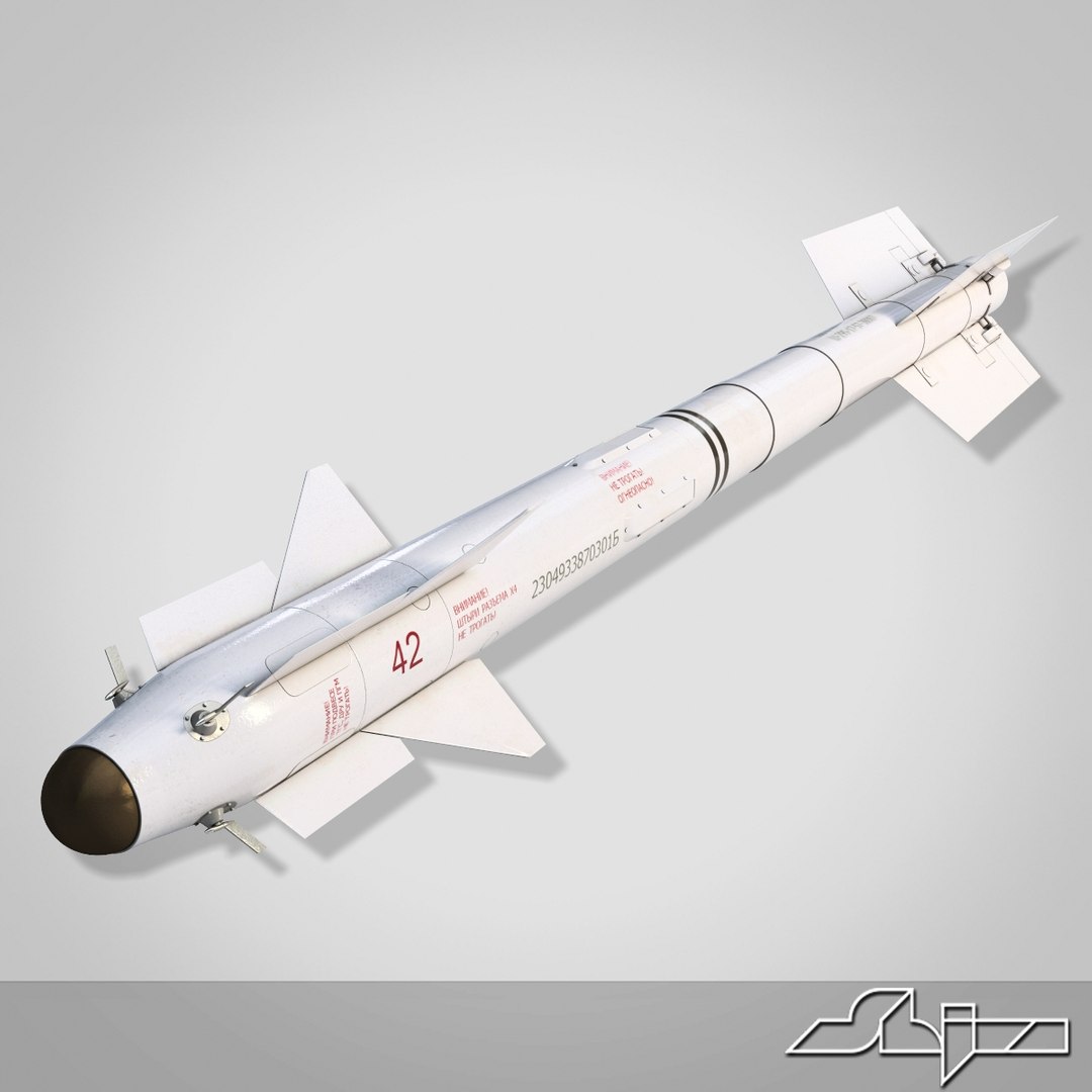 3d Model Of R-73 Missile
