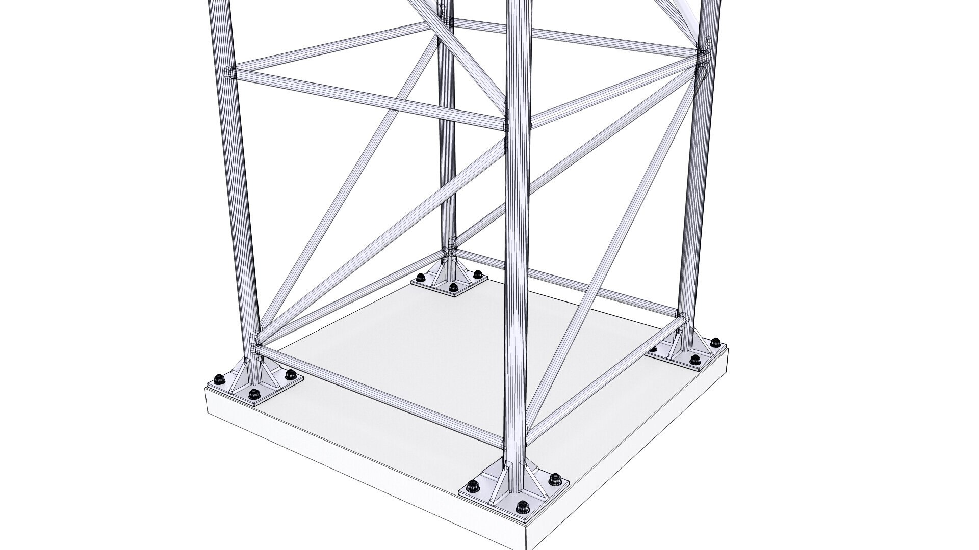 3D Model Truss Mast 3 - TurboSquid 2257211