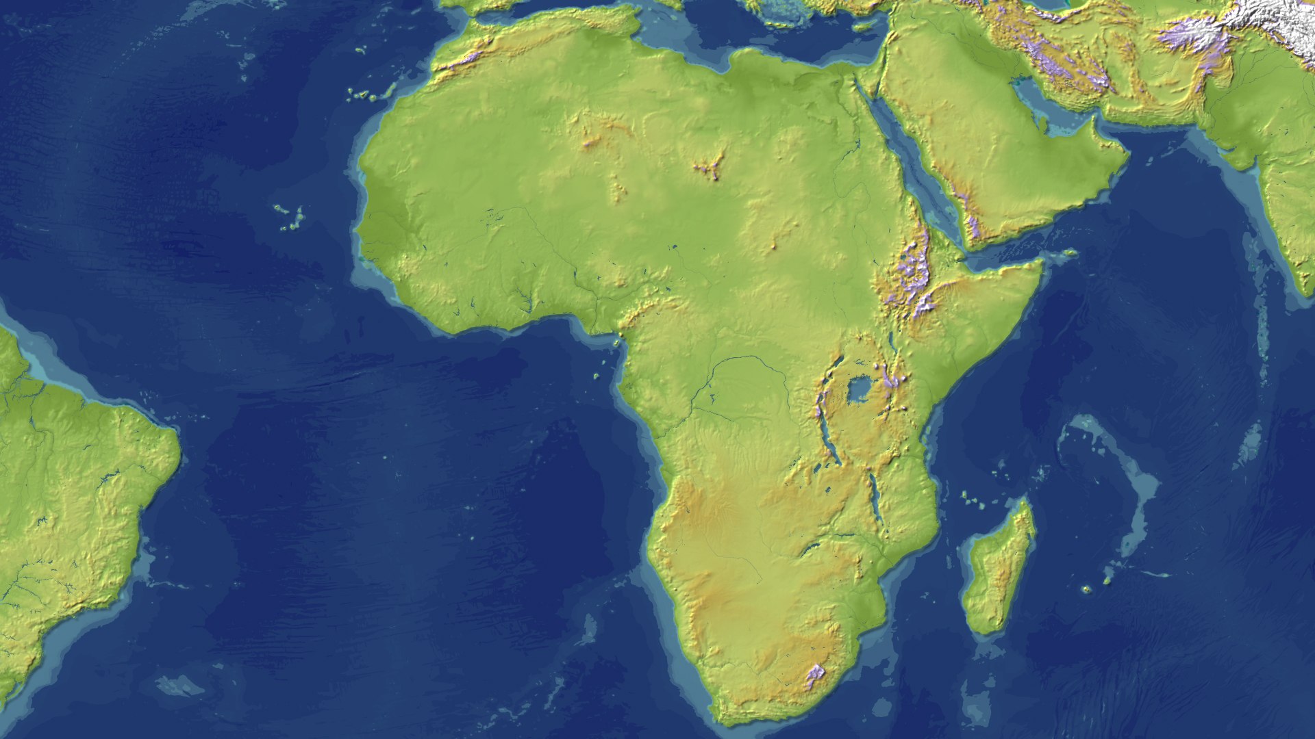 3d Africa Maps