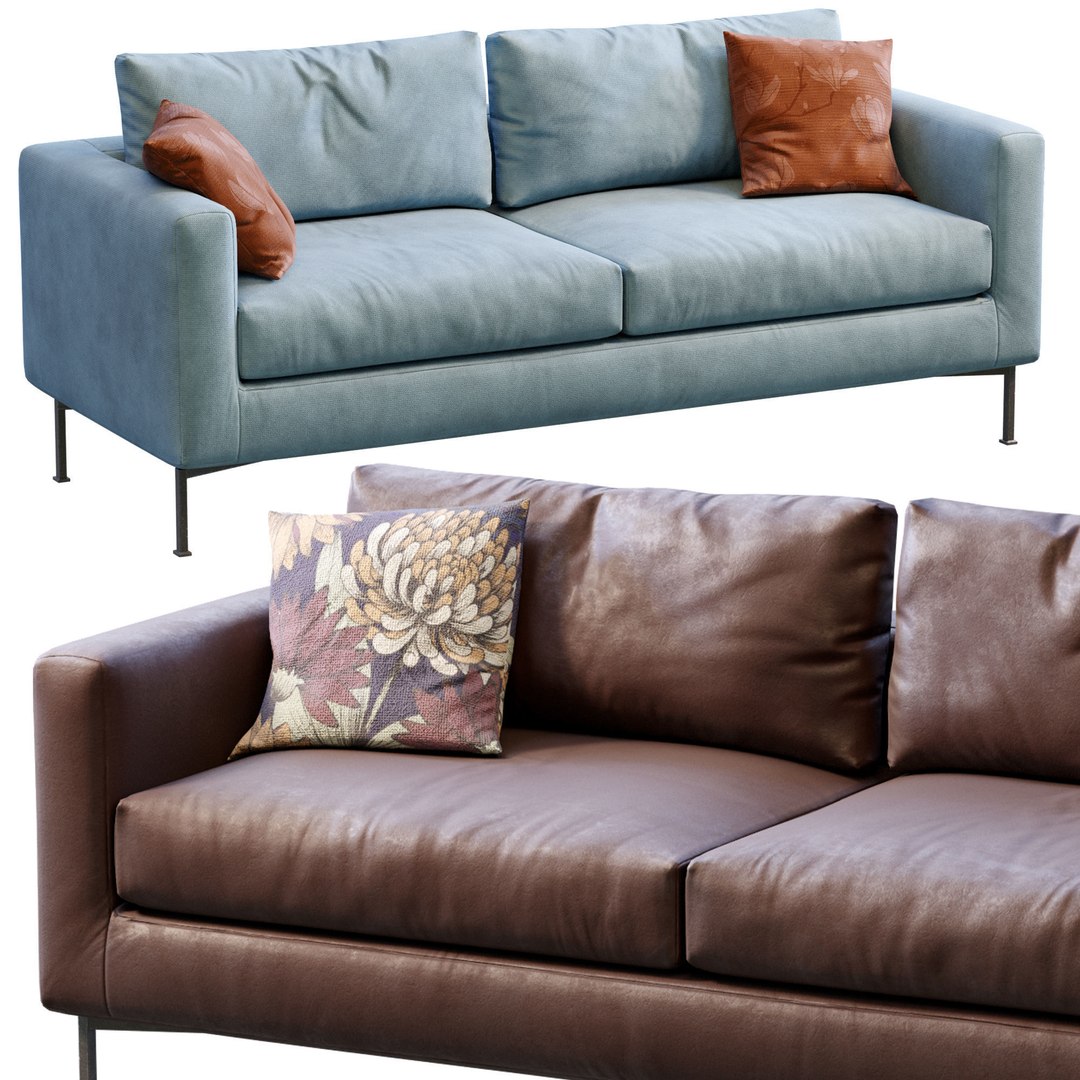 Livingdivani Sofa Box Low Poly 3D Model - TurboSquid 1895665