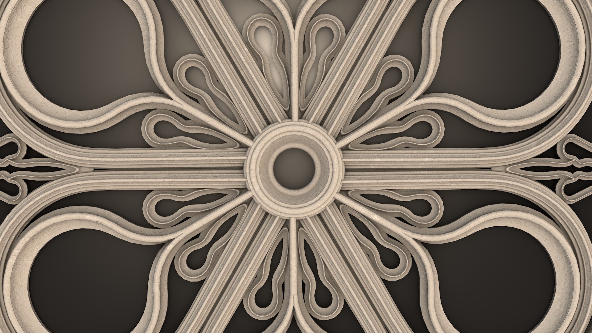 3D Elegant Gothic Rose Window collection - TurboSquid 1814395