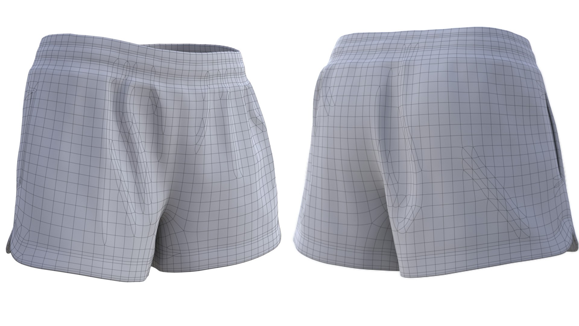 Man And Woman In Shorts 104 Model - TurboSquid 2272168