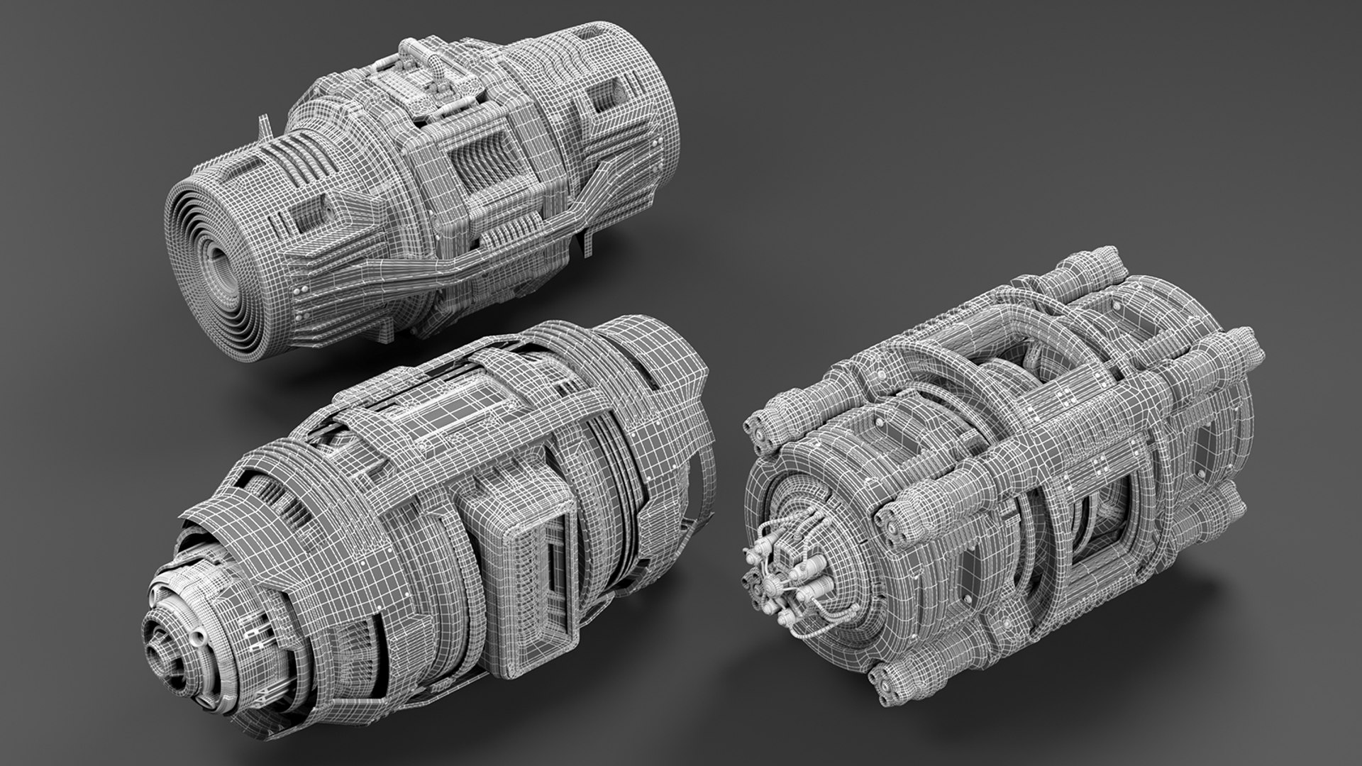 Kitbash Pack Sci 3D Model - TurboSquid 1525579