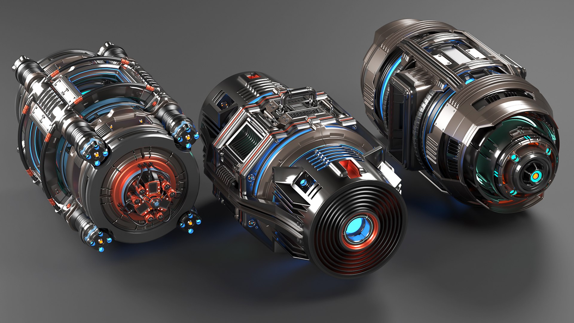 Kitbash Pack Sci 3D Model - TurboSquid 1525579