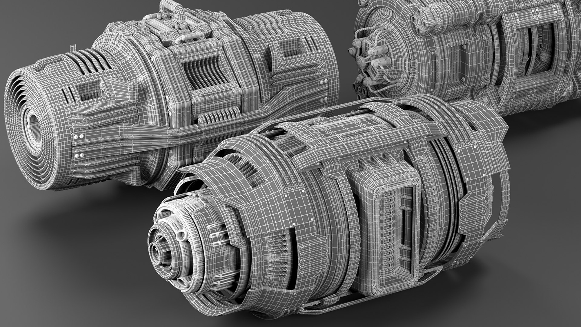 Kitbash Pack Sci 3D Model - TurboSquid 1525579